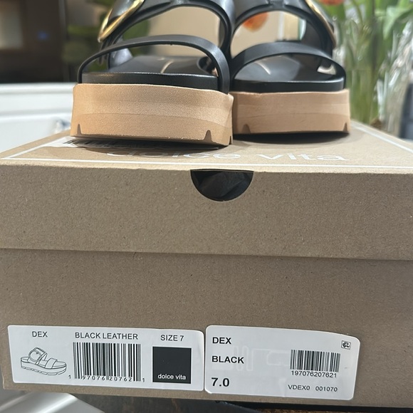 Dolce Vita | Shoes | Dolce Vita Dex Sandals In Black Leather | Poshmark